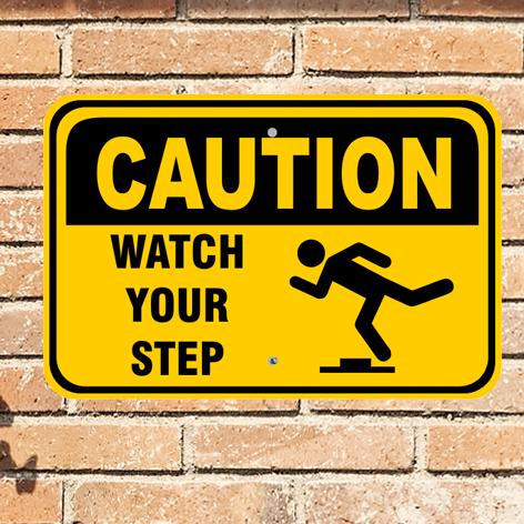 Caution Signs | Caution Decals, Aluminum & Plastic Signs