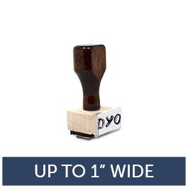 1" Wide Wood Handle Stamps | HC Brands