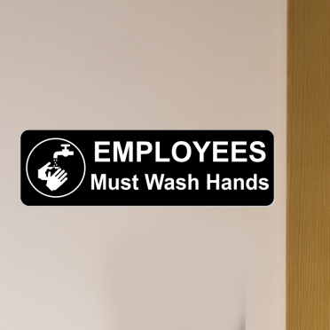 Restroom Signage: ADA & Bathroom Etiquette Restroom Signs - Custom Signs