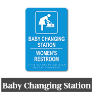 Baby Changing Station Signs - Custom Signs