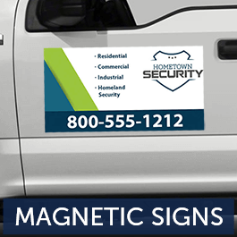 Custom Stick On Signs For Windows & Walls | HC Brands