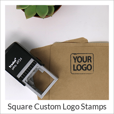 Custom Square Logo Stamps - Simply Stamps