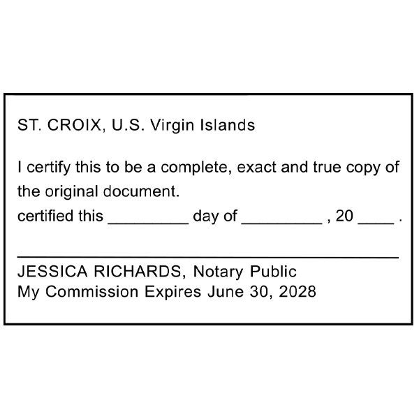 Virginia Acknowledgment Notary Stamp | HC Brands