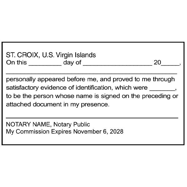 Virginia Acknowledgment Notary Stamp | HC Brands