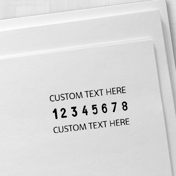 Trodat Professional 5558 | 8 Digit Numberer with Text | HC Brands