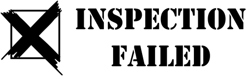 Inspection Failed Rubber Stamp - Simply Stamps
