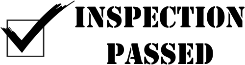 Inspection Passed Rubber Stamp - Simply Stamps