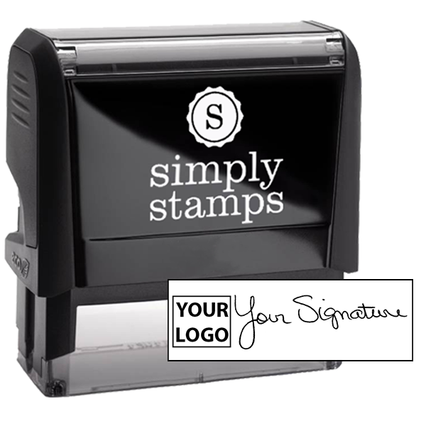 Extra Large Signature Logo Stamp - Simply Stamps