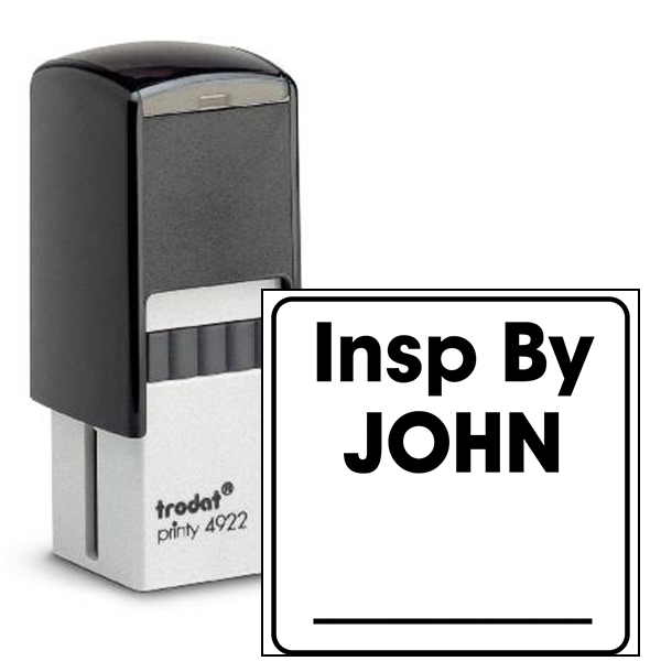 Name and Fill in Inspection Stamp - Simply Stamps