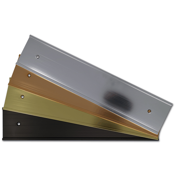 Aluminum Wall Sign Holder Only | Multiple Sizes | Name Tag Wizard