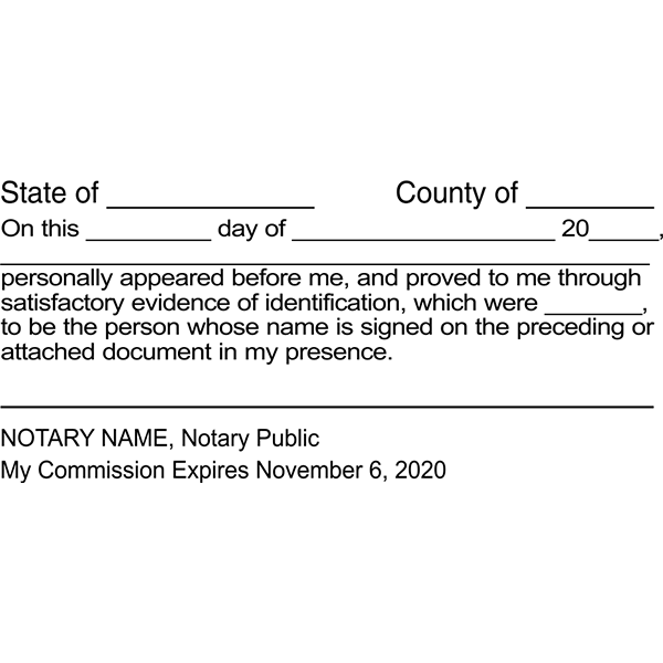 Signature Witness Notary Stamp Simply Stamps