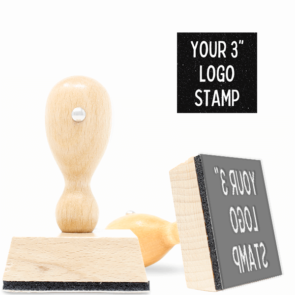 Custom 3 Inch Logo Stamp - Simply Stamps