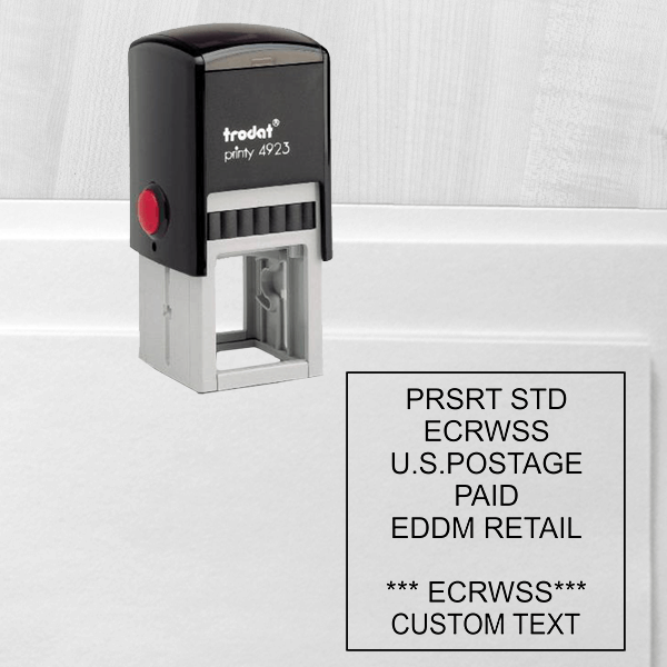EDDM Postage Custom Rubber Stamper - Simply Stamps