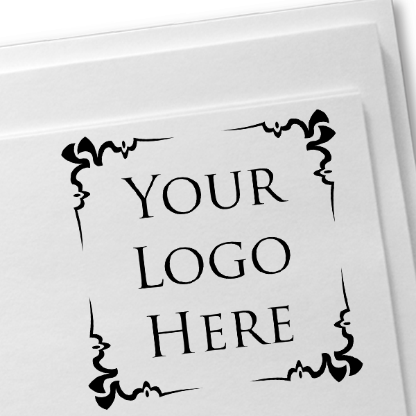 4 Corner Deco Border Logo Stamp | HC Brands