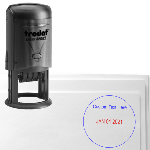 Custom Quality Top Line Round Dater Stamp | Simply Stamps