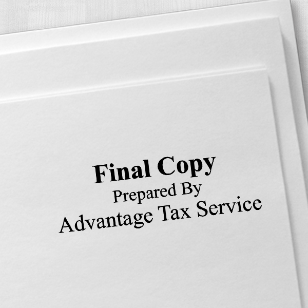 Final Copy Accounting Stamp Bold - Simply Stamps