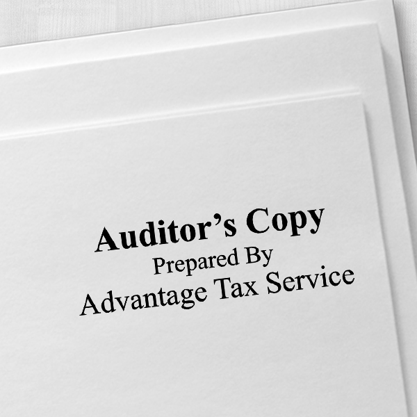 Auditor's Copy Accounting Stamp Bold - Simply Stamps