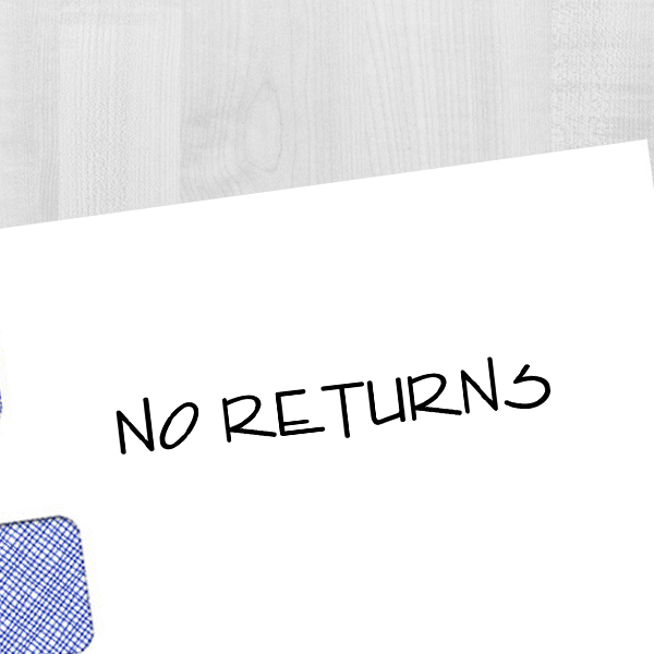 No Returns Stamp - Simply Stamps