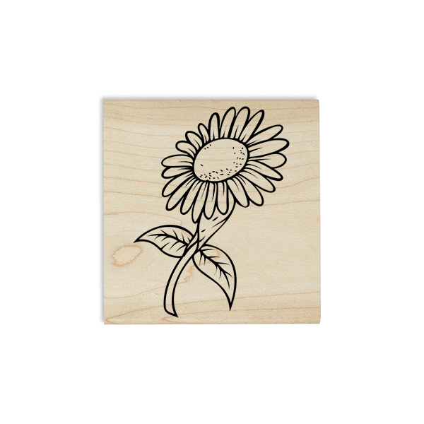 Sunflower Craft Stamp - Simply Stamps