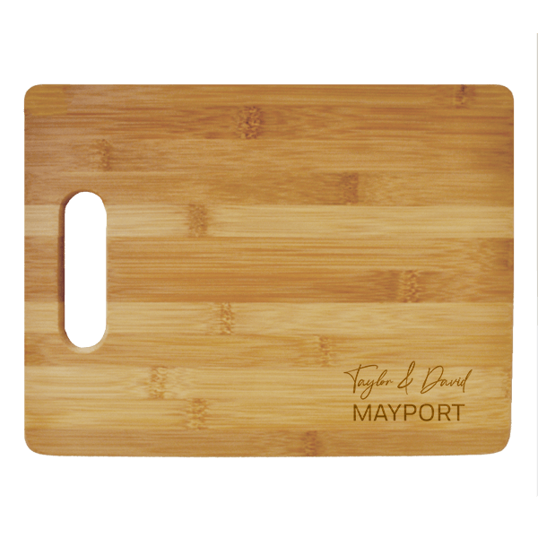 Soulmate Script Custom Cutting Board