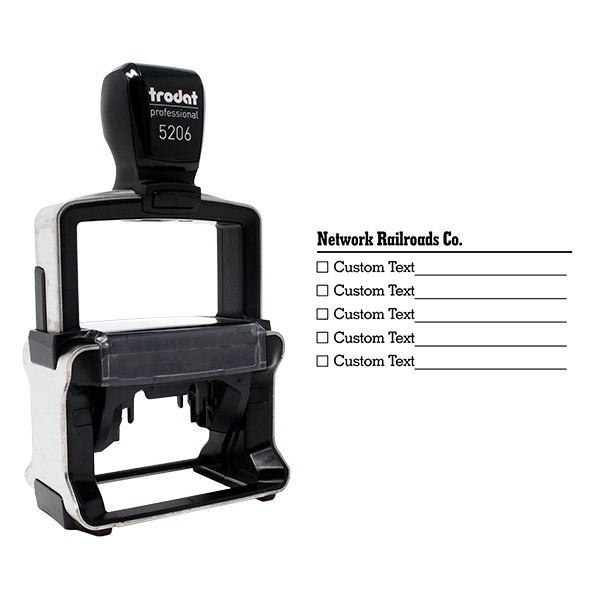 Custom Business Name Form Stamp - HCBrands.com