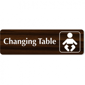 Baby Changing Station Signs - Custom Signs