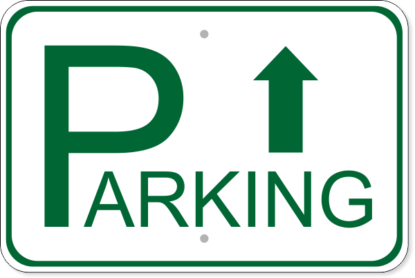 Parking Straight Sign - Custom Signs