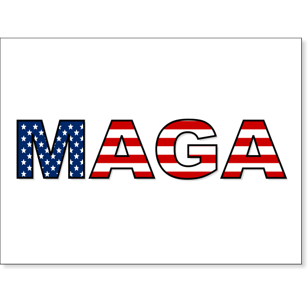 18" x 24" MAGA Yard Sign - CustomSigns.com