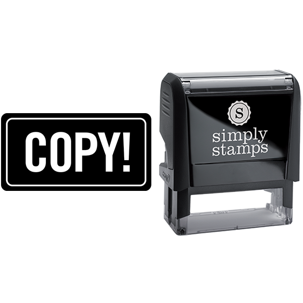 Rounded Rectangle Copy Business Stamp - HC Brands