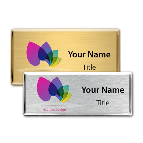 Full Color Executive Beveled Badges | HC Brands