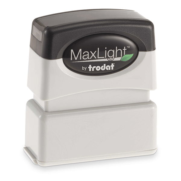 MaxLight Custom Pre-Inked Stamp - MAX-75S - Black Ink | HC Brands