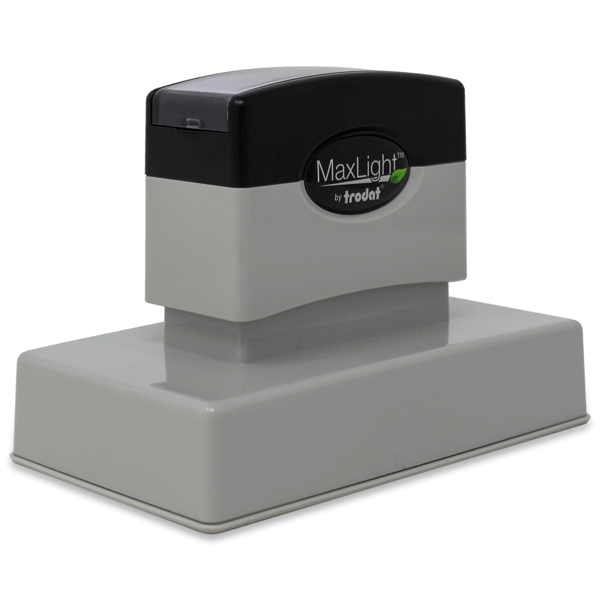 MaxLight Custom Pre-Inked Stamp - MAX-275Z- Black Ink | HC Brands