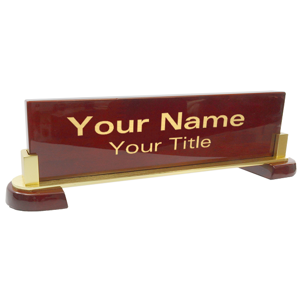 Engraved Desk Name Plate | HC Brands