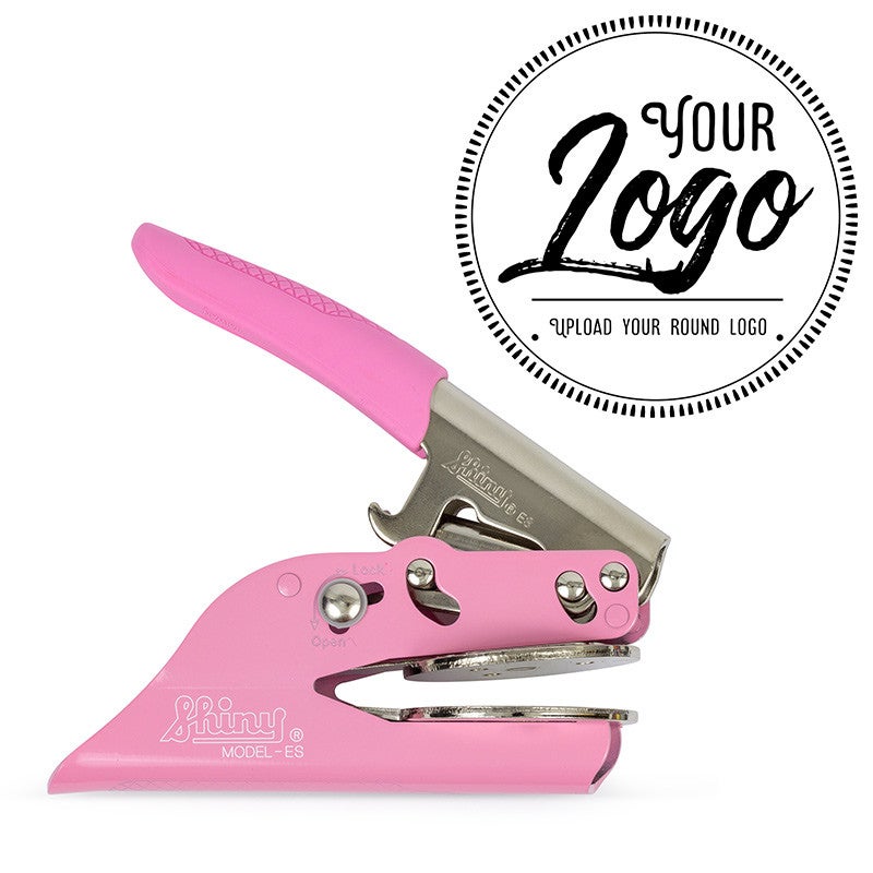 Logo Pink Embosser Seal | HC Brands