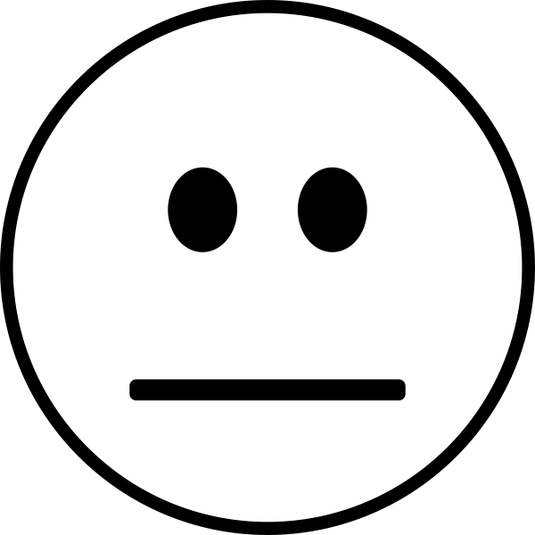 Teacher Emoji Stamp, Straight Face | HC Brands