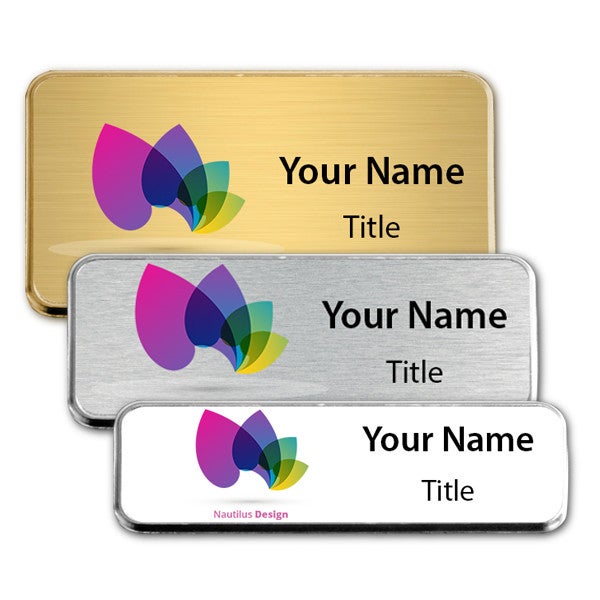 Full Color Executive Badges with Rounded Corners | HC Brands