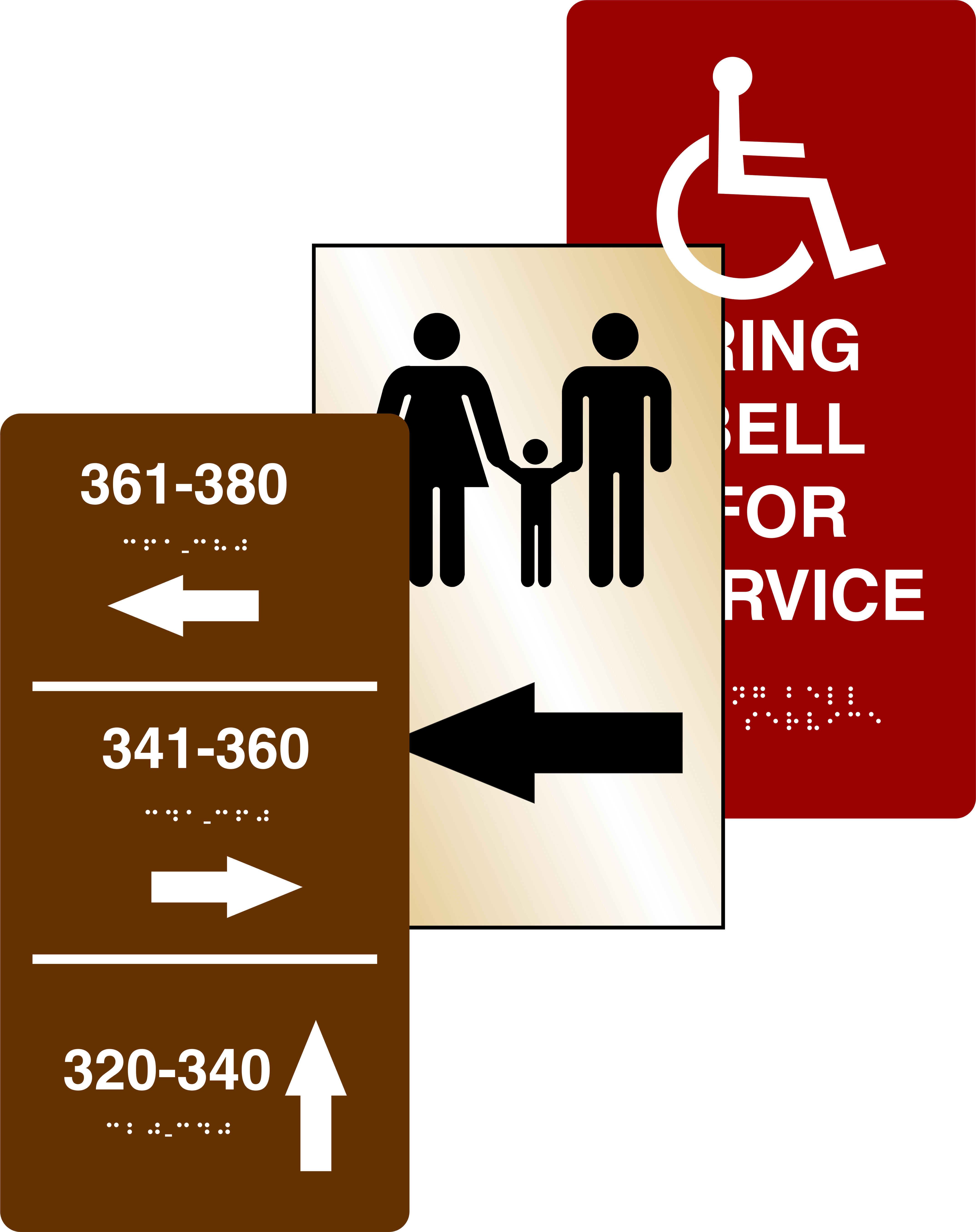 ADA Sign Vertical 8" x 2" | HC Brands
