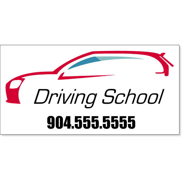 Driving School Magnetic Signs | Set of 2 | HC Brands