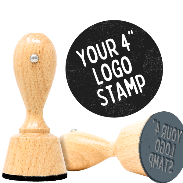 Custom 4 Inch Logo Stamp - HC Brands
