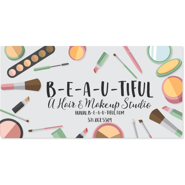 Makeup Artist Magnetic Sign | Set of 2 | HC Brands
