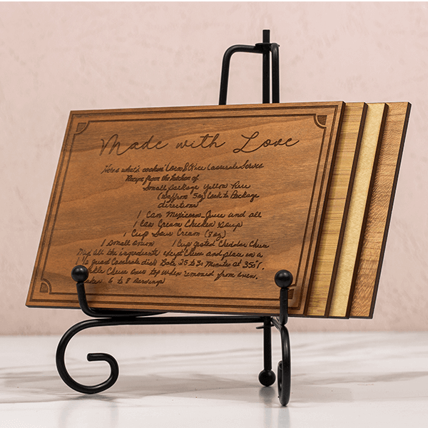 Engraved Custom Recipe Card | 904 Custom