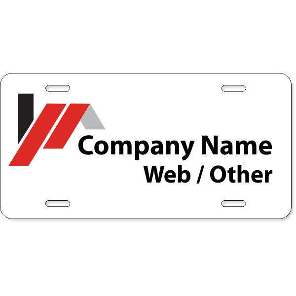 Roof Top Real Estate License Plate | HC Brands