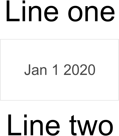 Small Custom Date Stamp | HC Brands