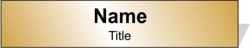 Toll Brothers 210 Name Plate with Desk Holder