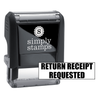 RETURN RECEIPT REQUESTED Stock Stamp | HC Brands