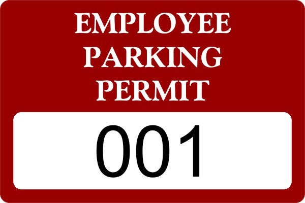 Employee Parking Decal | HC Brands