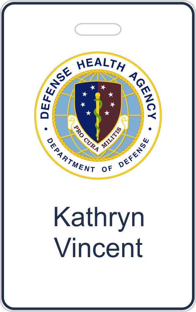 DHA Logo & Name ID Card