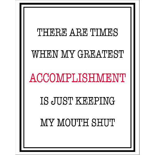 Greatest Accomplishment Motivational Sign | HC Brands