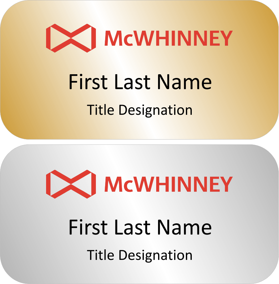McWhinney Two-Line Name Tag
