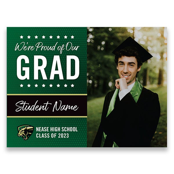 Stanton College Preparatory School Graduation Yard Sign with Custom ...